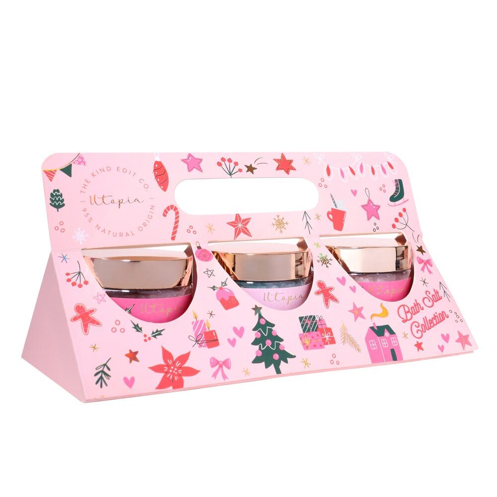 The Kind Edit Co. Utopia Bath Salt Trio Collection Set