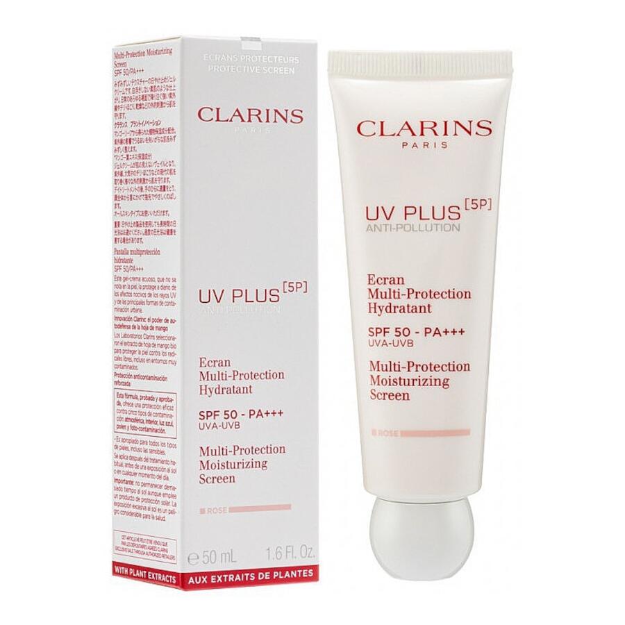 Clarins UV Plus [5P] Anti-Pollution Rose Multi-Protection Moisturizing ...