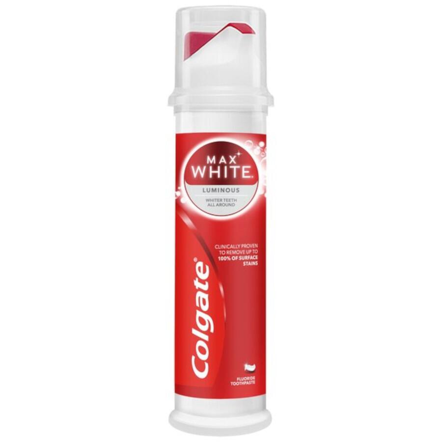 Colgate Max White Luminous Pump Toothpaste - 100ml
