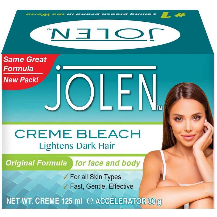 Jolen Original Formula Creme Bleach for Face & Body - 125ml
