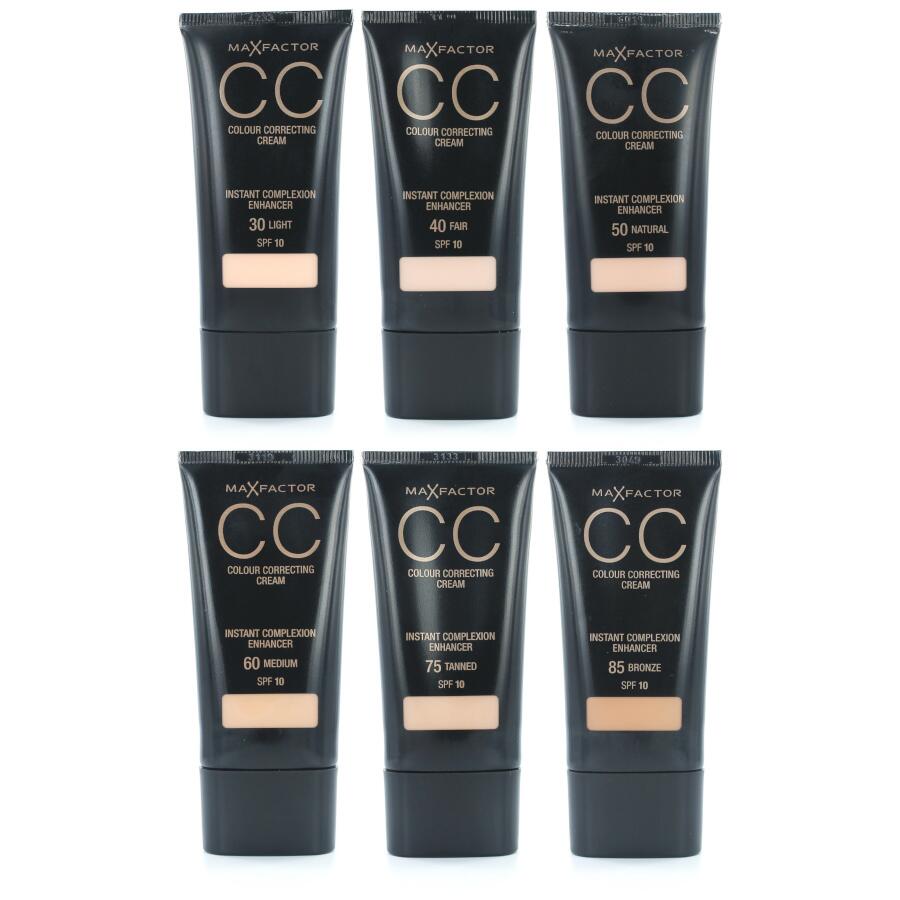 Max Factor CC Colour Correcting Cream - 30ml (Options)