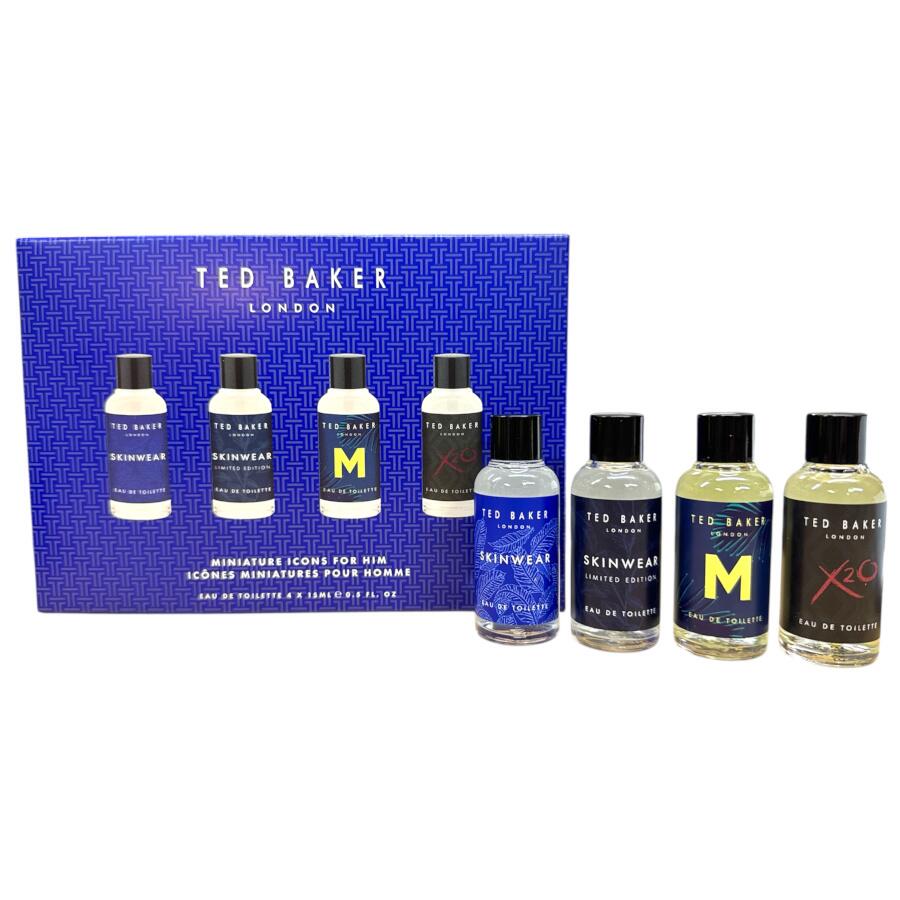Miniature Icons For Him Gift Set (Mens 4pcs EDT) Ted Baker