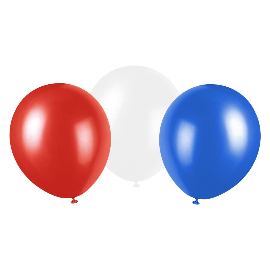 Union Jack Colour Balloons - 15 Pack