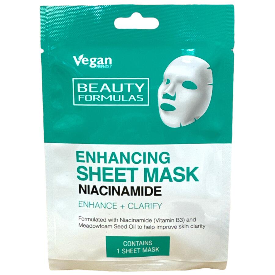 Beauty Formulas Enhancing Niacinamide Sheet Mask