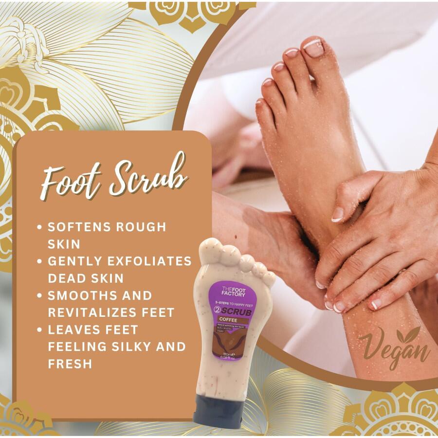 Face Facts The Foot Factory Coffee Foot Scrub - 180ml
