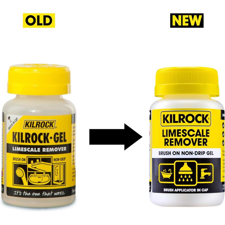 Kilrock Limescale Remover Brush On Non-Drip Gel - 160ml