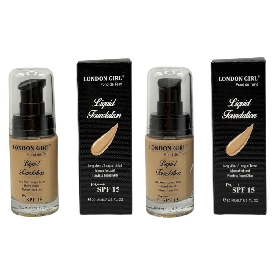London Girl Liquid Foundation SPF15 - 20ml (Options)