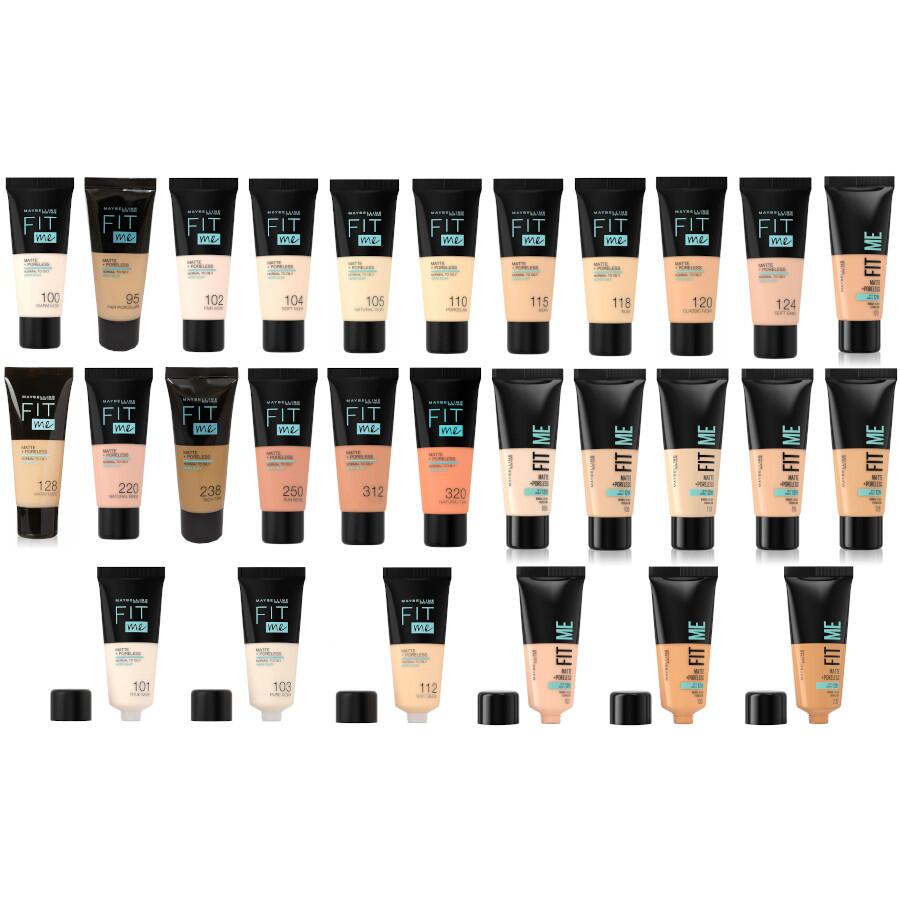 Maybelline Fit Me! Matte + Poreless Liquid Foundation with Clay