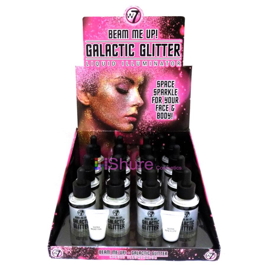 W7 Beam Me Up! Galactic Glitter Liquid Illuminator (16pcs)
