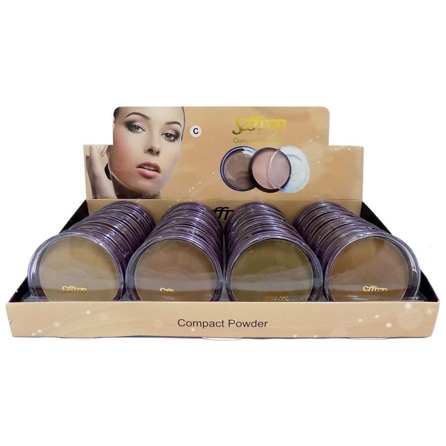 Saffron Compact Powder (24pcs) (Options) (£0.72/each)
