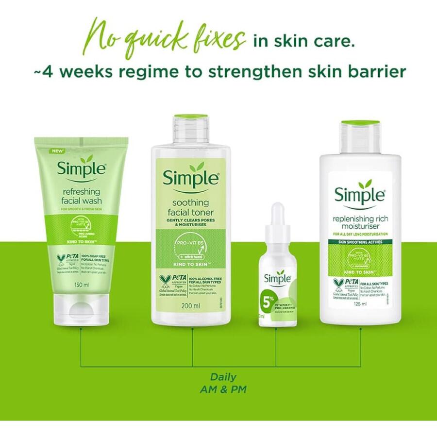 Simple Kind to Skin Replenishing Rich Moisturiser - 125ml (6pcs)
