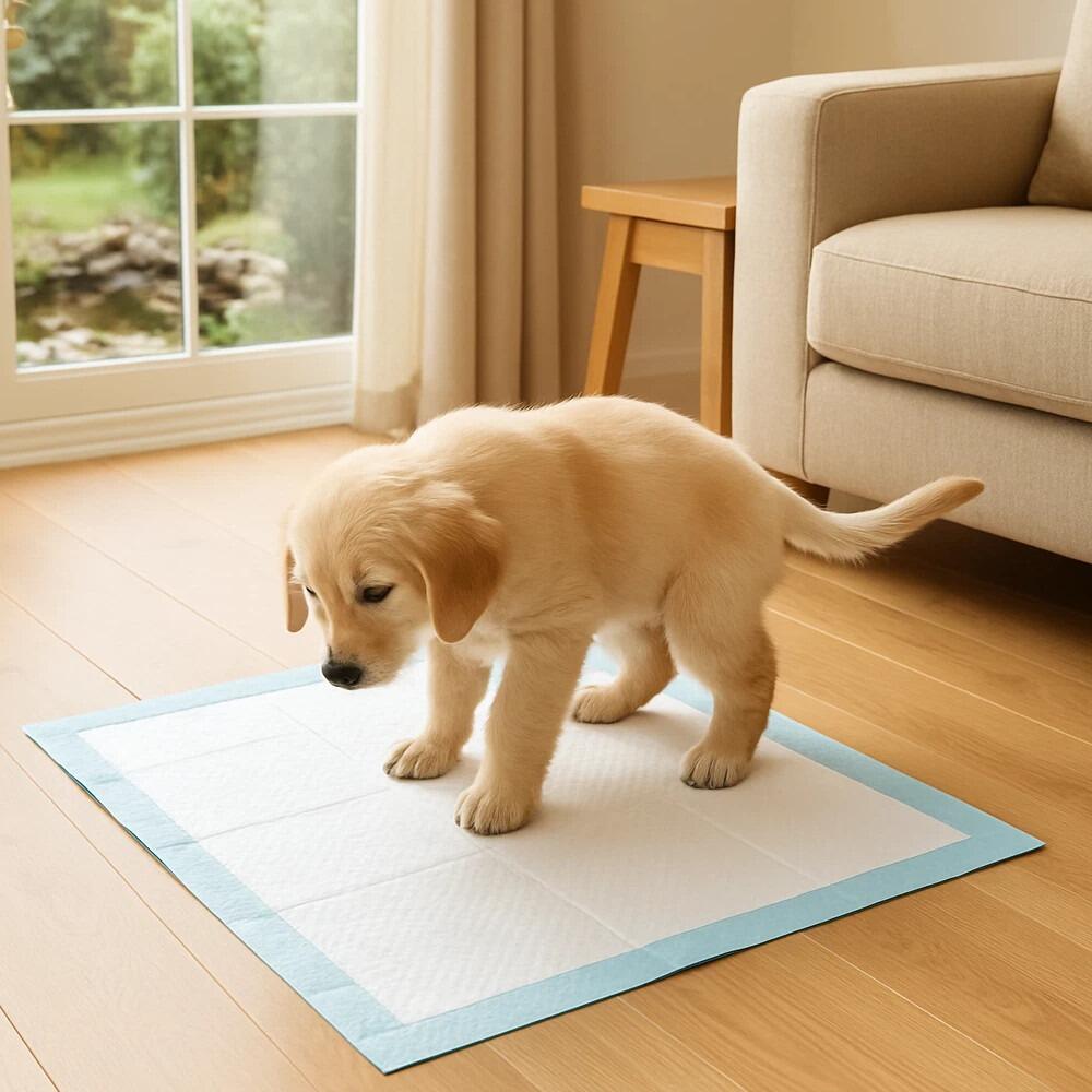 PawFect Pets Puppy Training Pads with Sticky Tabs - 50 Pads