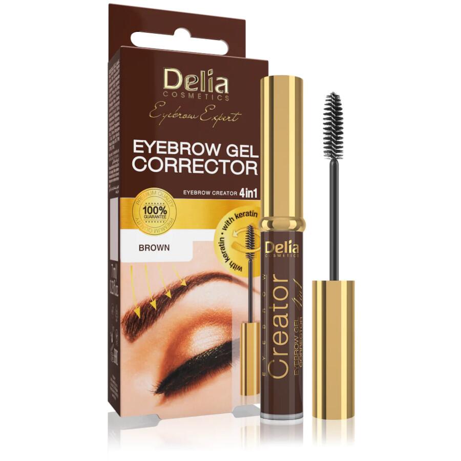 Delia Eyebrow Expert Eyebrow Gel Corrector - Brown