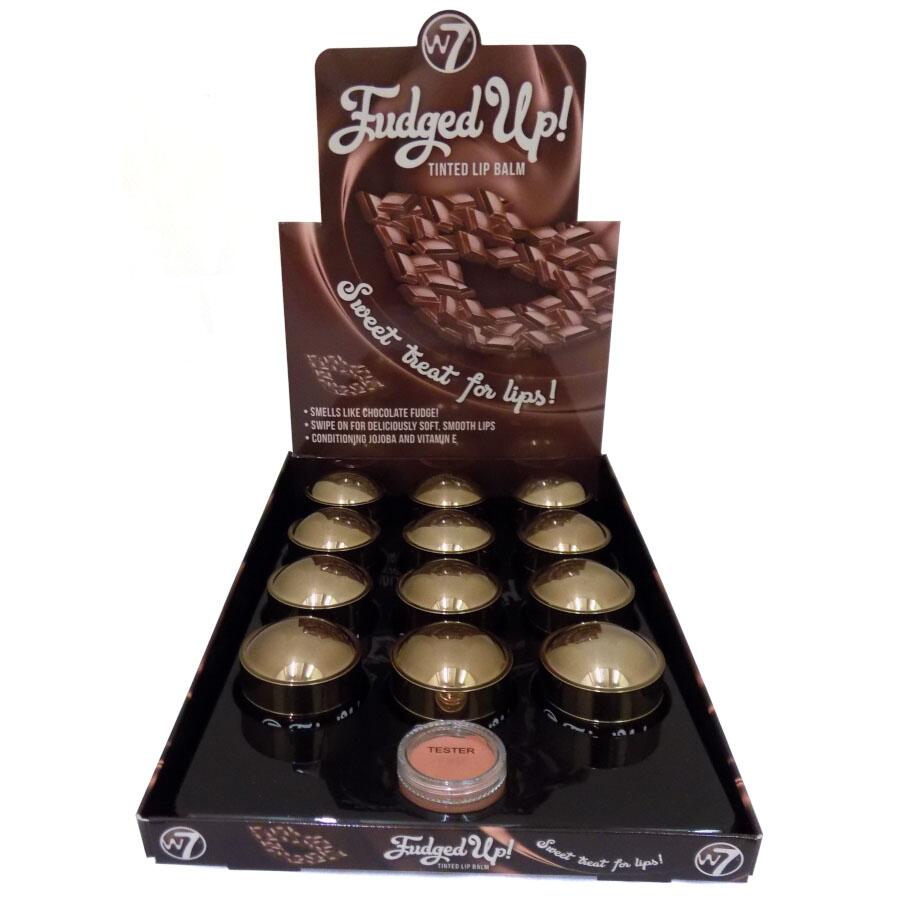 W7 Fudged Up Tinted Lip Balm (12pcs)