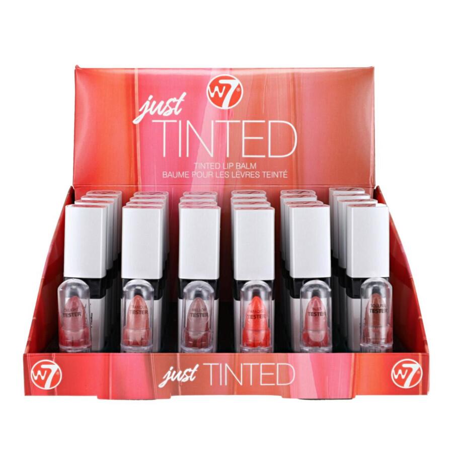 W7 Just Tinted Lip Balm (24pcs)