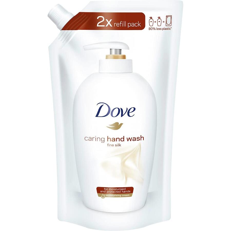 Dove Caring Fine Silk Liquid Hand Wash Refill Pack - 500ml