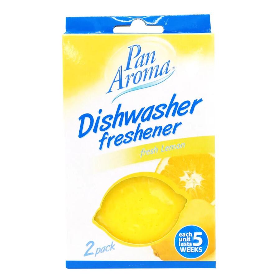 Pan Aroma Dishwasher Fresh Lemon Freshener - 2pk