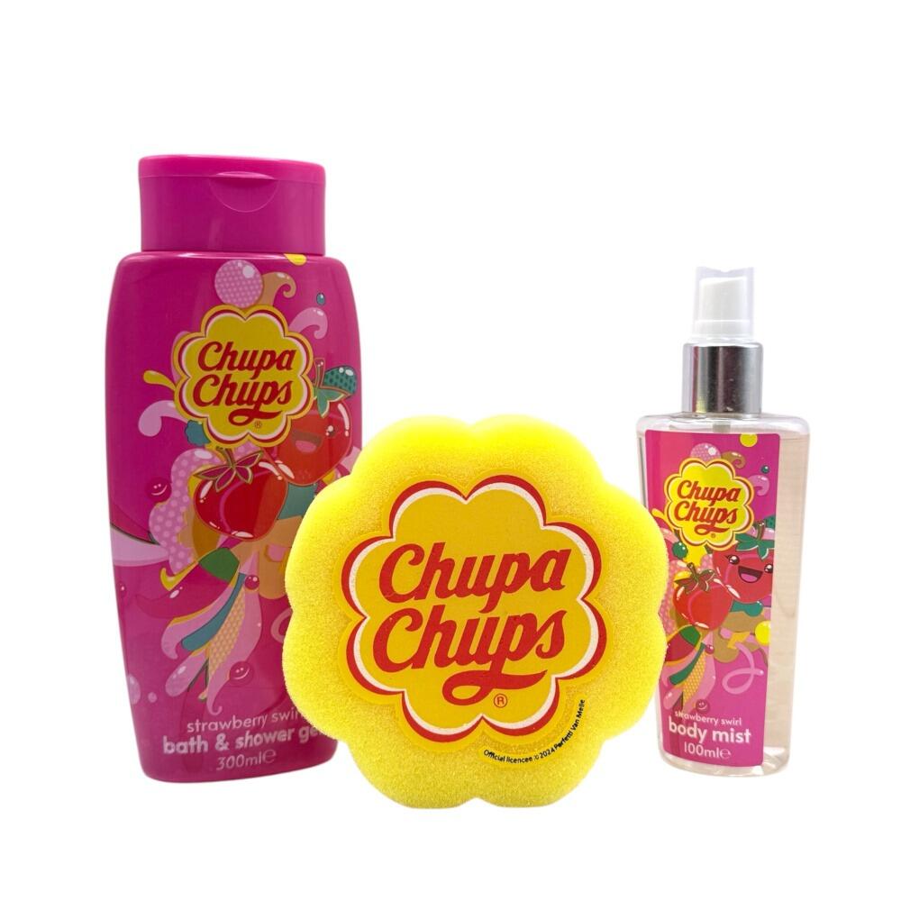 Chupa Chups Strawberry Swirl Pamper Yourself Trio Gift Set