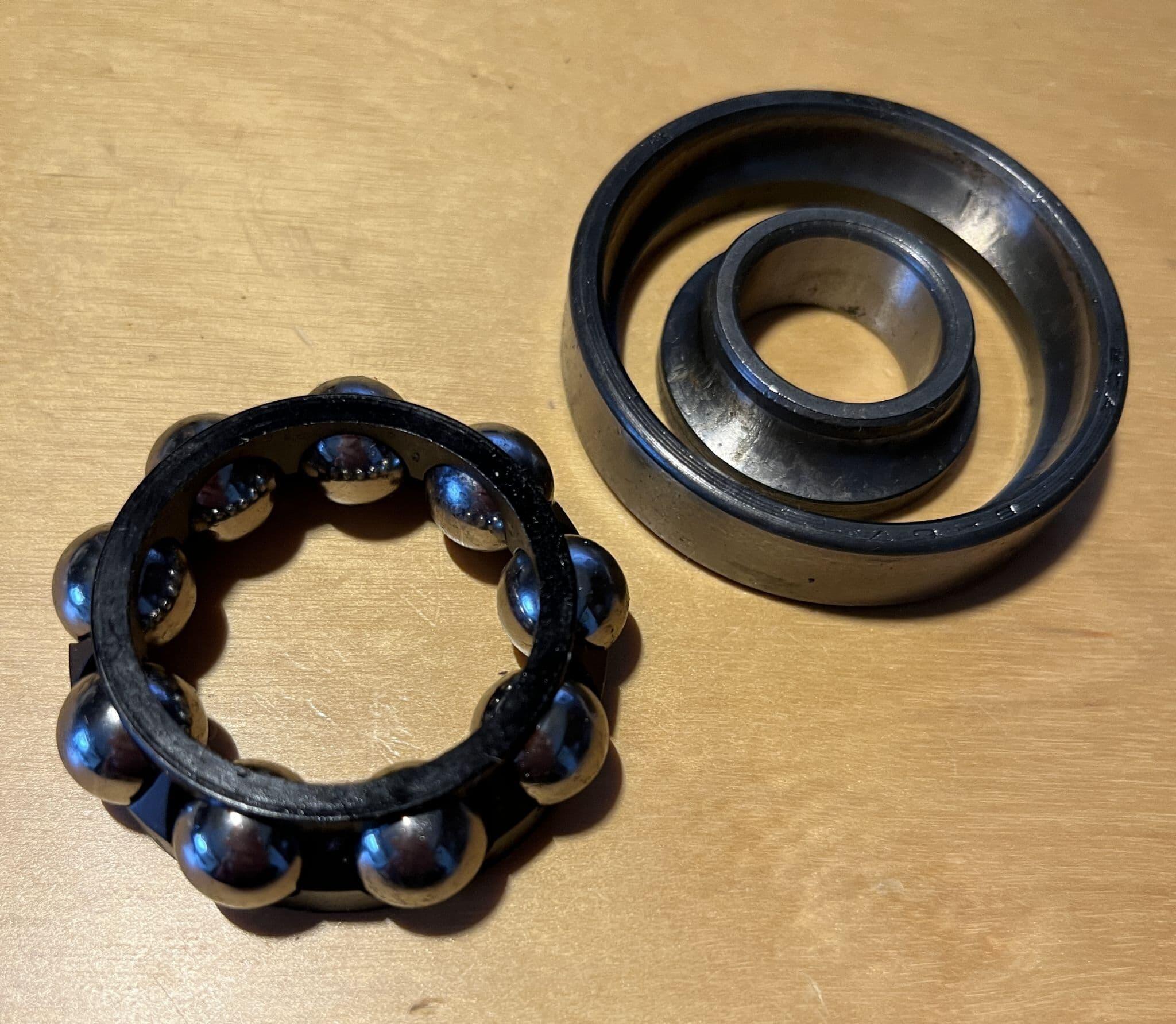 1953-62 C1 CorvetteFront Wheel BEARING SET original inner and outer ...