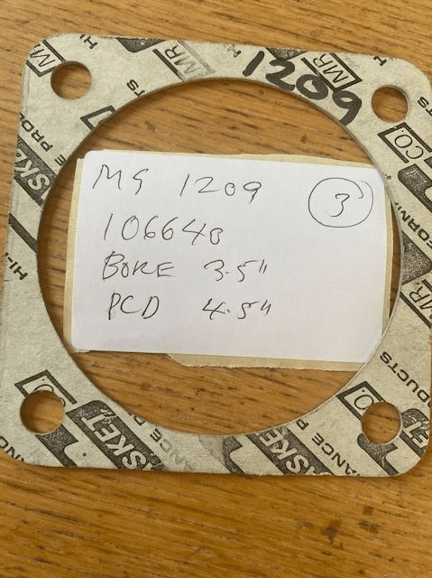 1955-1996 Custom Exhaust square Header Collector Gasket MR GASKET MG ...