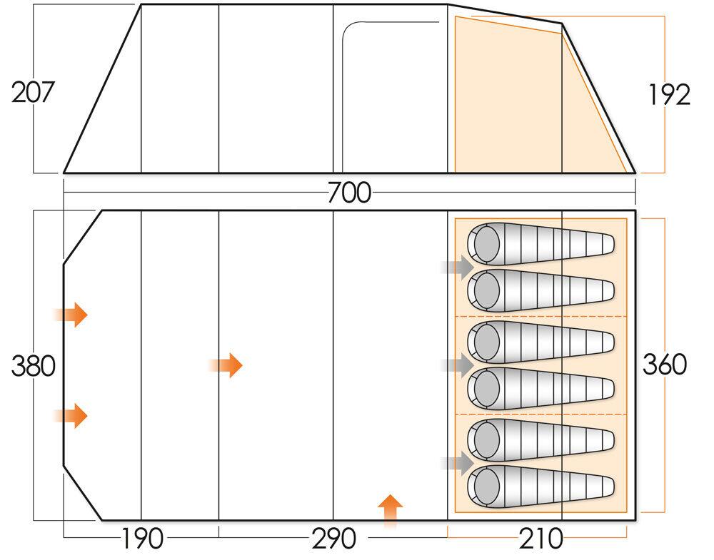 Vango Marna 600XL2016 | Tents