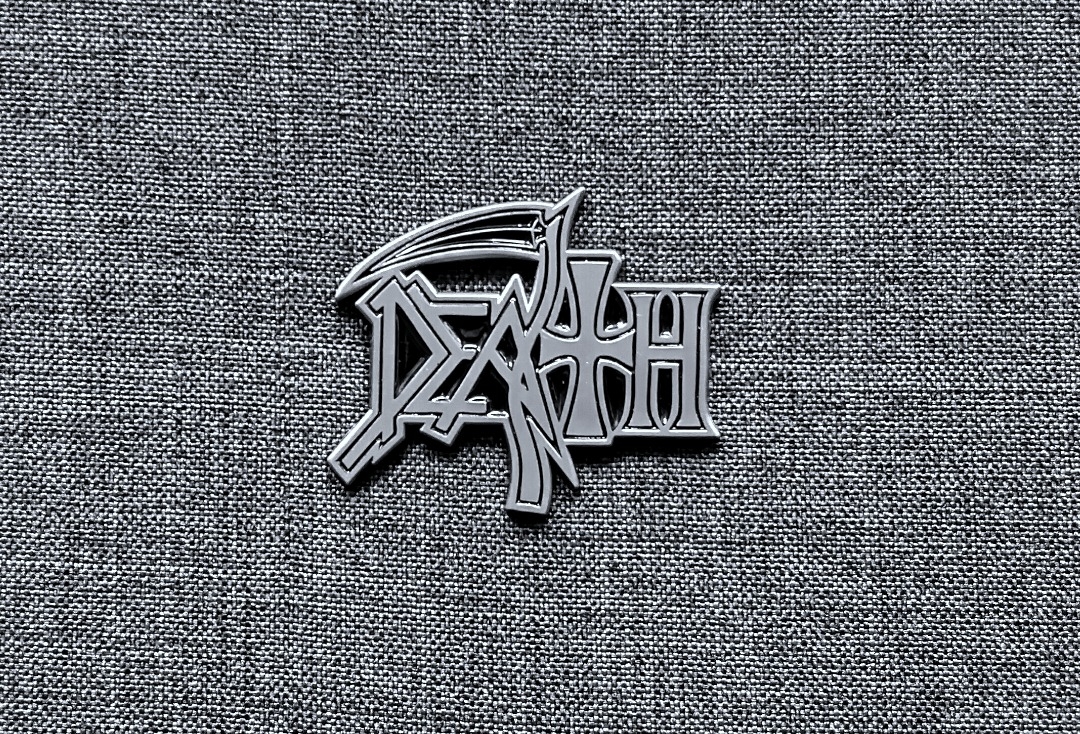 Death - Logo Official Metal Pin Badge