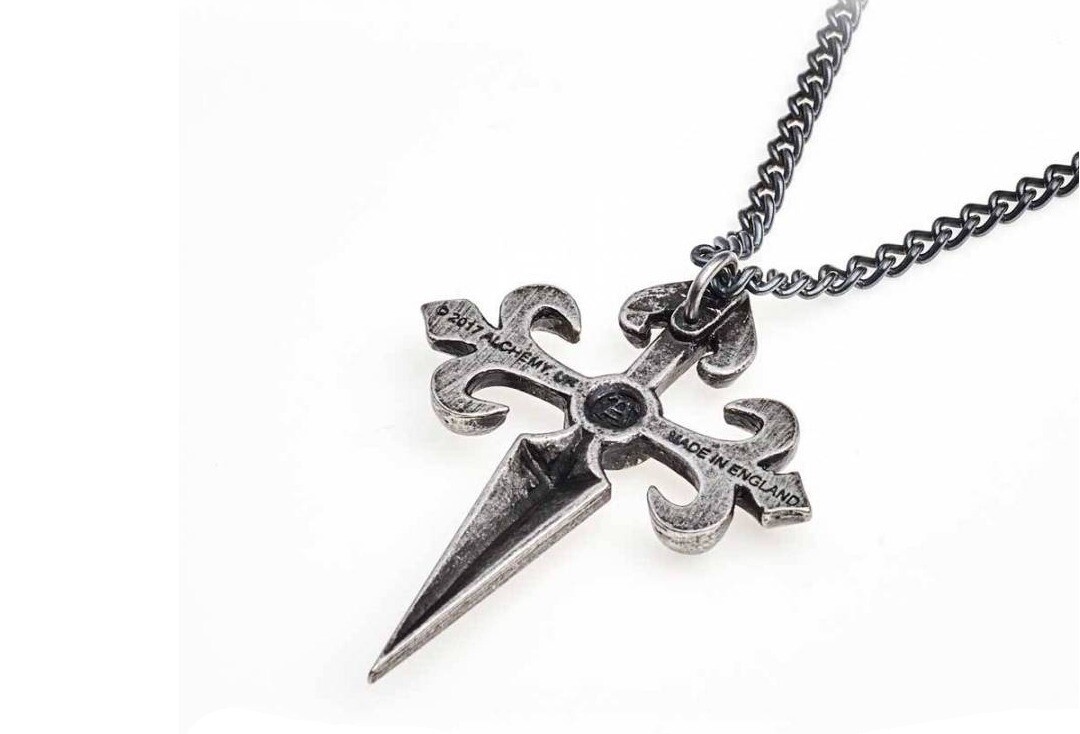 Santiago Cross Alchemy Gothic Pewter Pendant