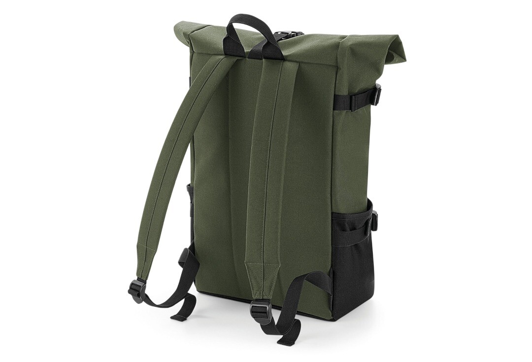 Jungle Camo Roll Top Backpack