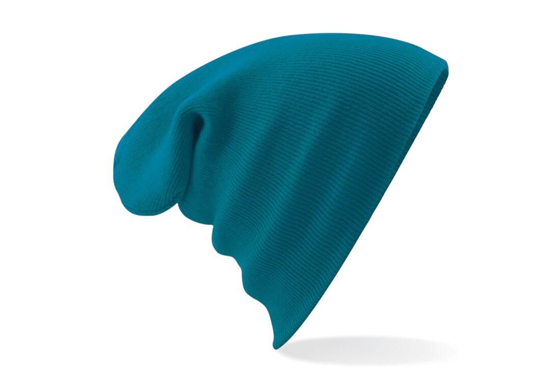 Teal 2 in 1 Beanie Hat