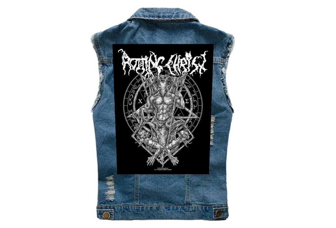 Rotting Christ - Hellenic Black Metal Printed Back Patch