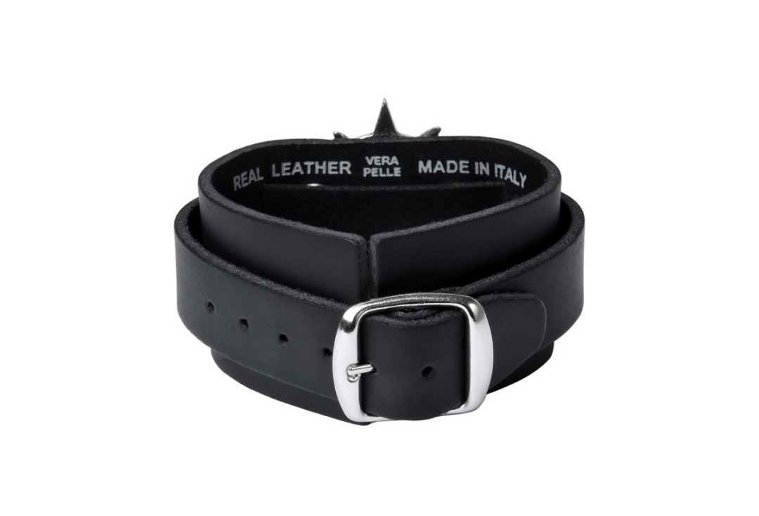 Baphomet Alchemy Gothic Leather Wrist Strap