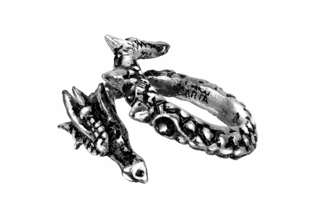 Vis Viva Alchemy Gothic Pewter Ring