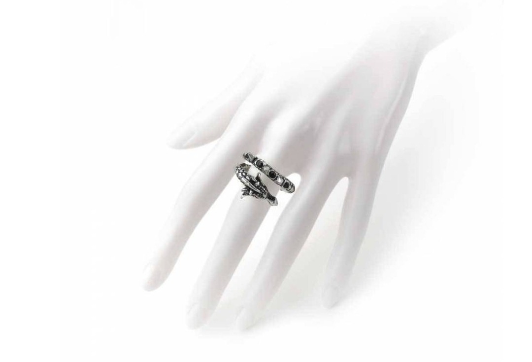 Vis Viva Alchemy Gothic Pewter Ring