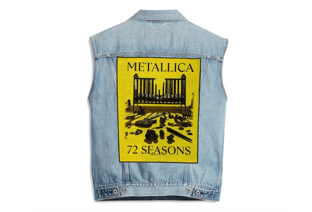 Metallica - Yellow 72 Seasons Crib Printed Back Patch