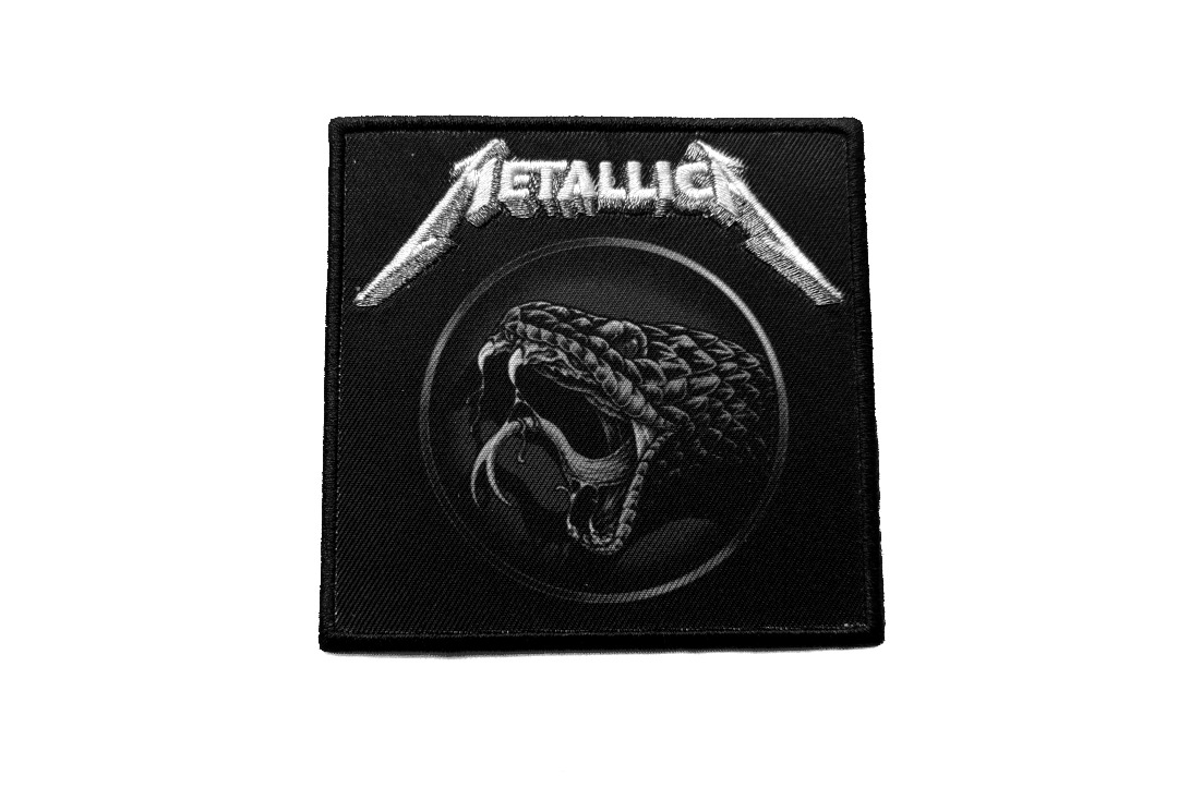 Metallica - The Black Album Snake Poster Iron On Printed & Embroidered ...