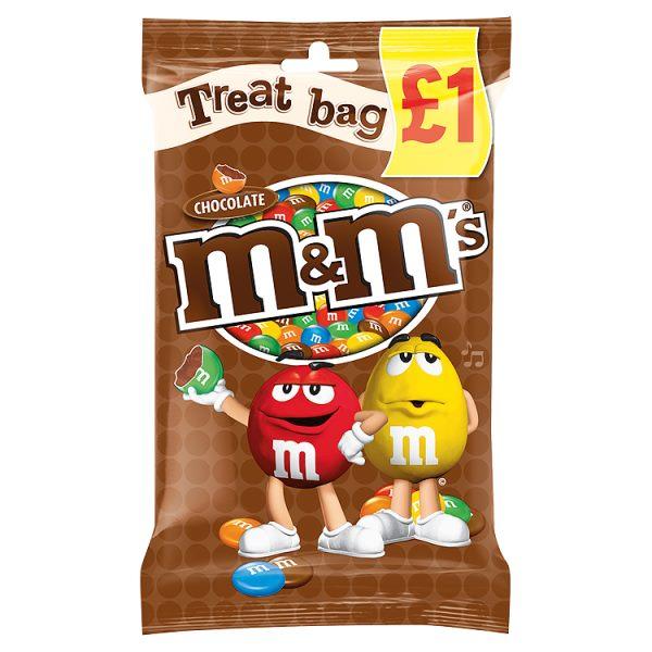 M&M's CHOC TREAT BAG PM1.00 16x82g