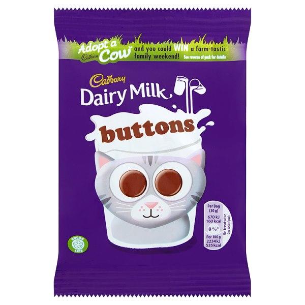 CADBURY CHOCLATE BUTTONS 48x33g