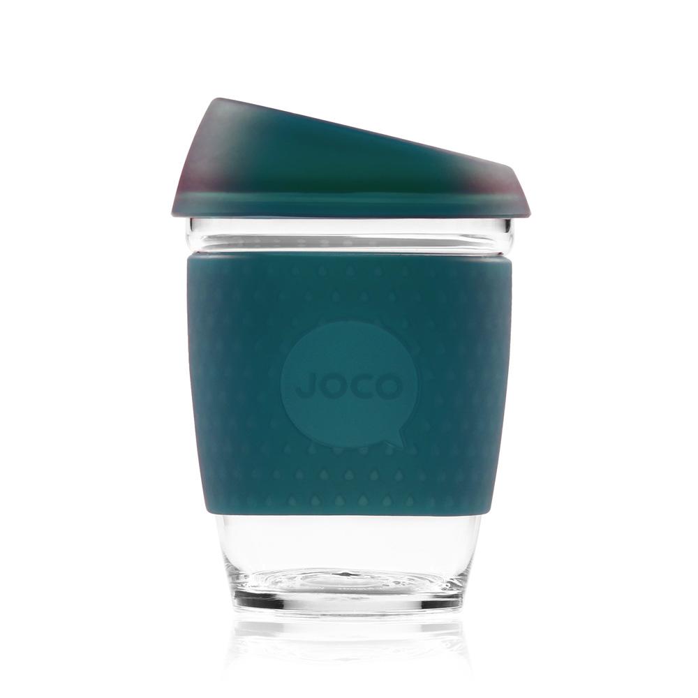 JOCO Cup Reusable Travel Mug - 12oz Deep Teal Seaglass | Only £19.99