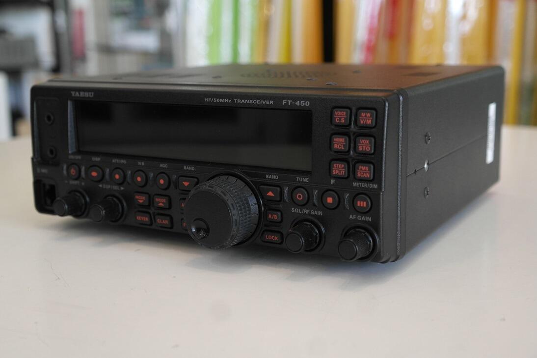 Second hand yaesu ft-450 hf transceiver without atu