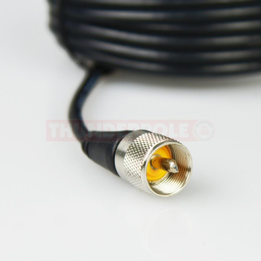 Thunderpole hd mag mount black - 5" pl259 plug - Radioworld UK