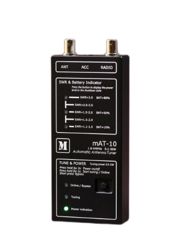 mAT-10 Antenna Tuner for YAESU FT-817/818 & QRP Radios - Radioworld UK