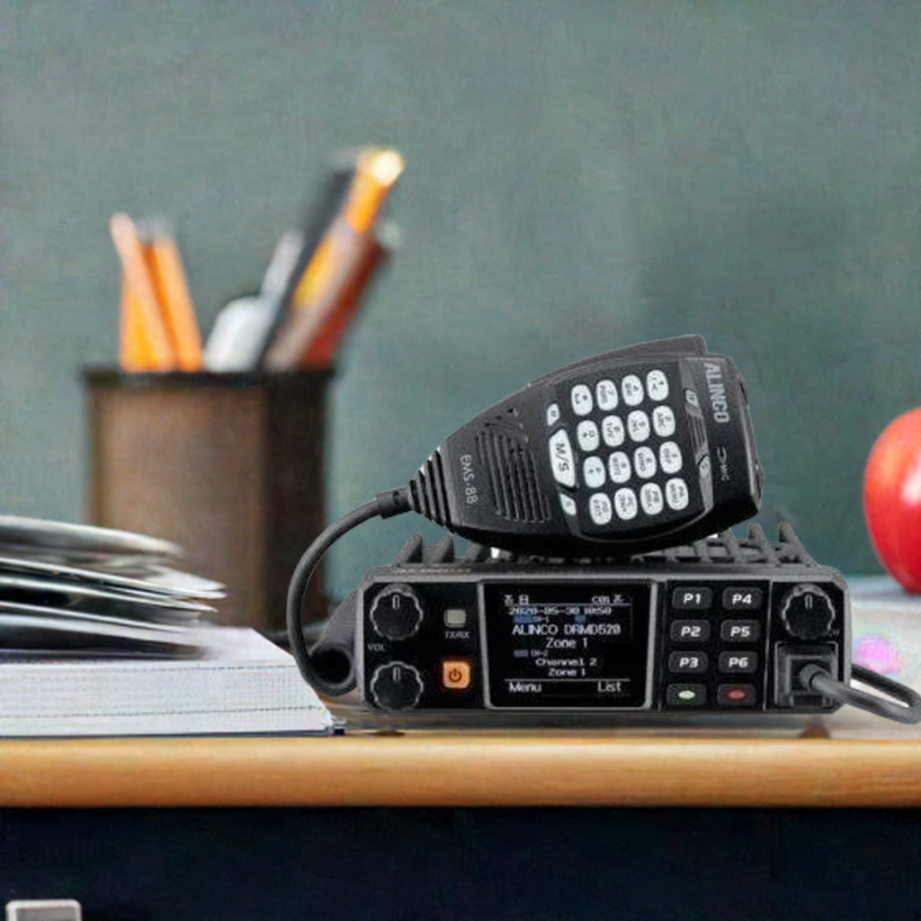 Alinco DR-MD520E, dual band 145/433MHz DMR mobile transceiver with GPS - Radioworld UK