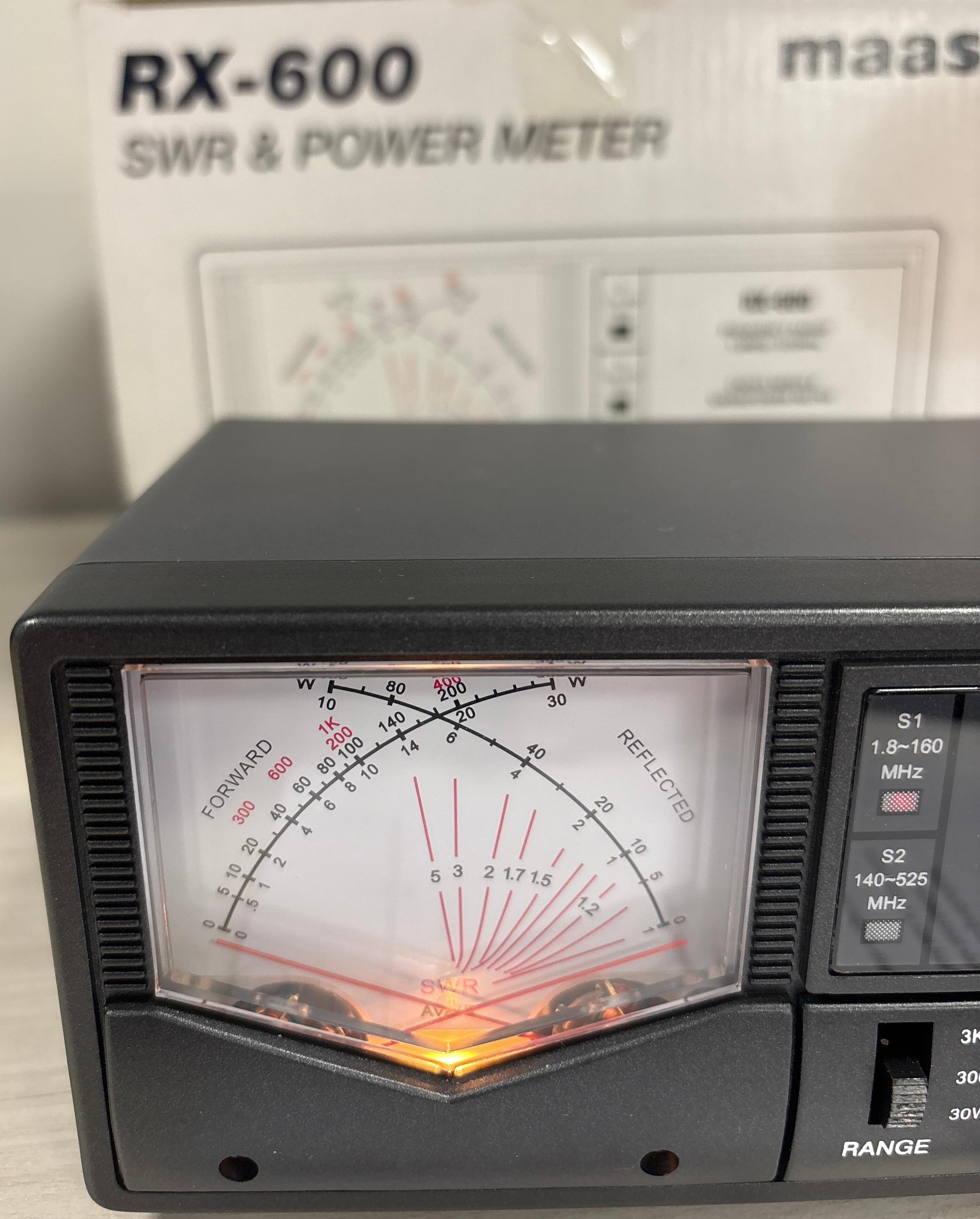 Second Hand MAAS RX 600 CROSS NEEDLE SWR & PWR METER 0.5W - 3KW - Radioworld UK