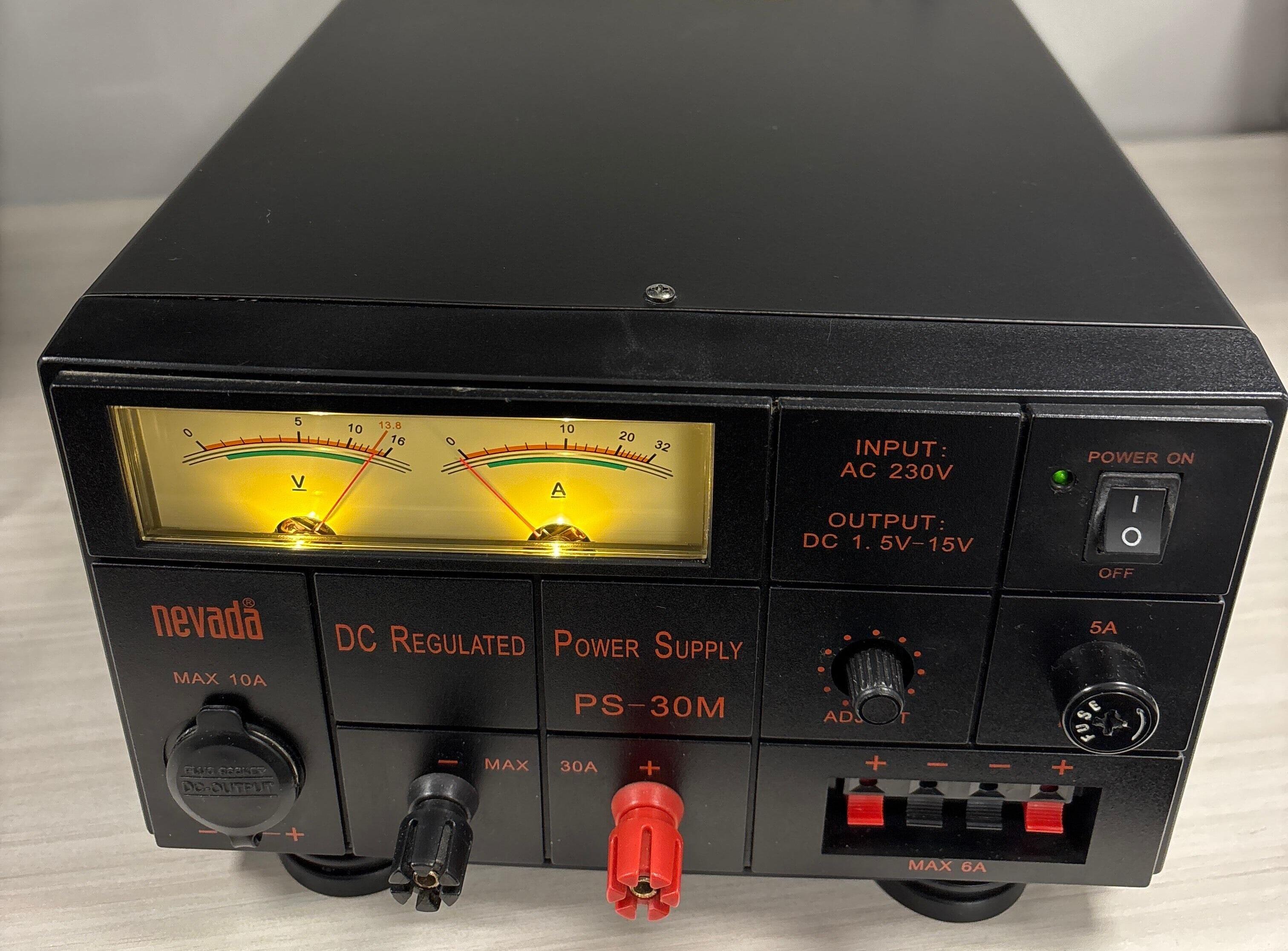 Second Hand Nevada PS-30M 25-30 Amp Power Supply - Radioworld UK