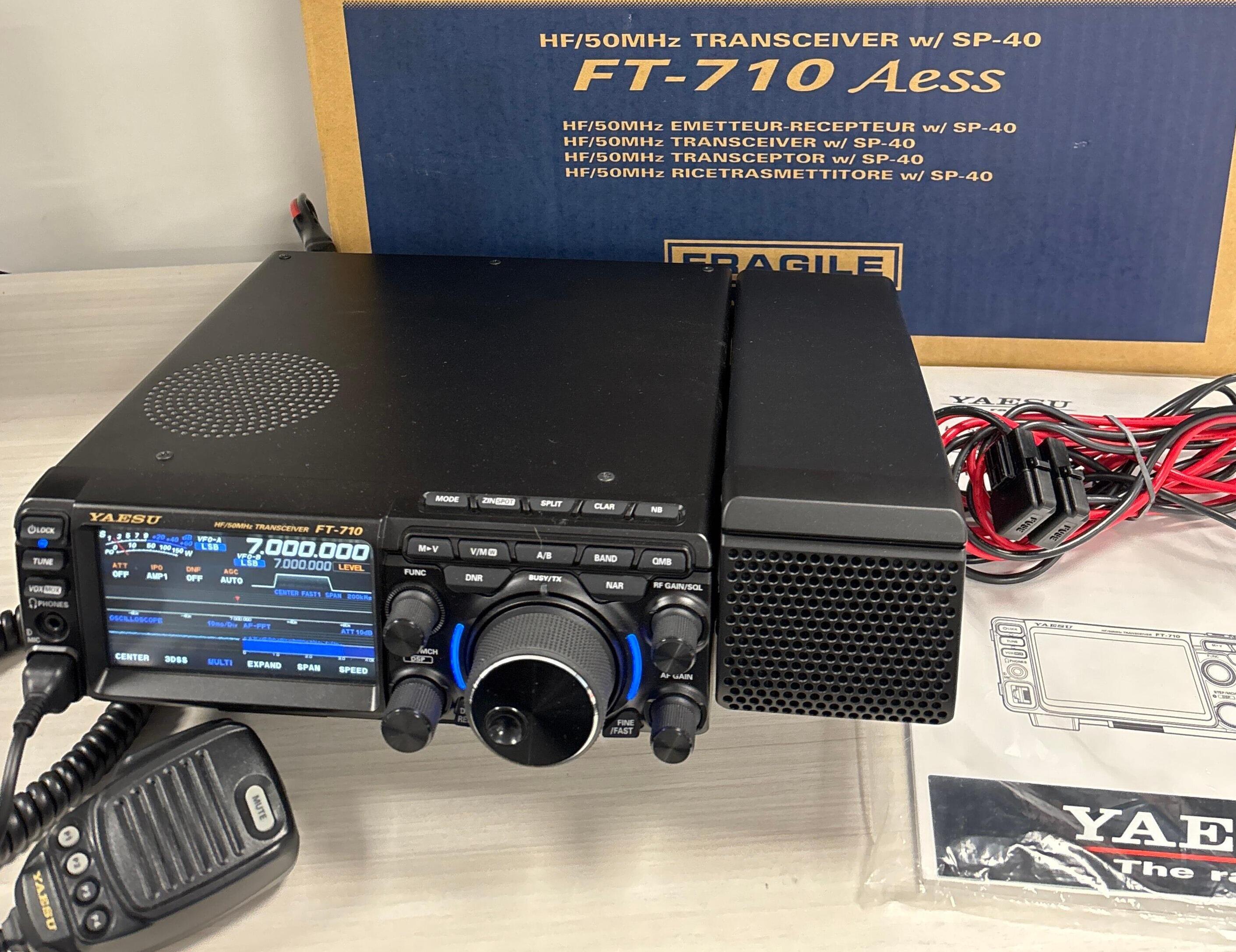 Second Hand Yaesu FT-710 AESS HF/70MHZ/50MHz SDR Transceiver - Radioworld UK