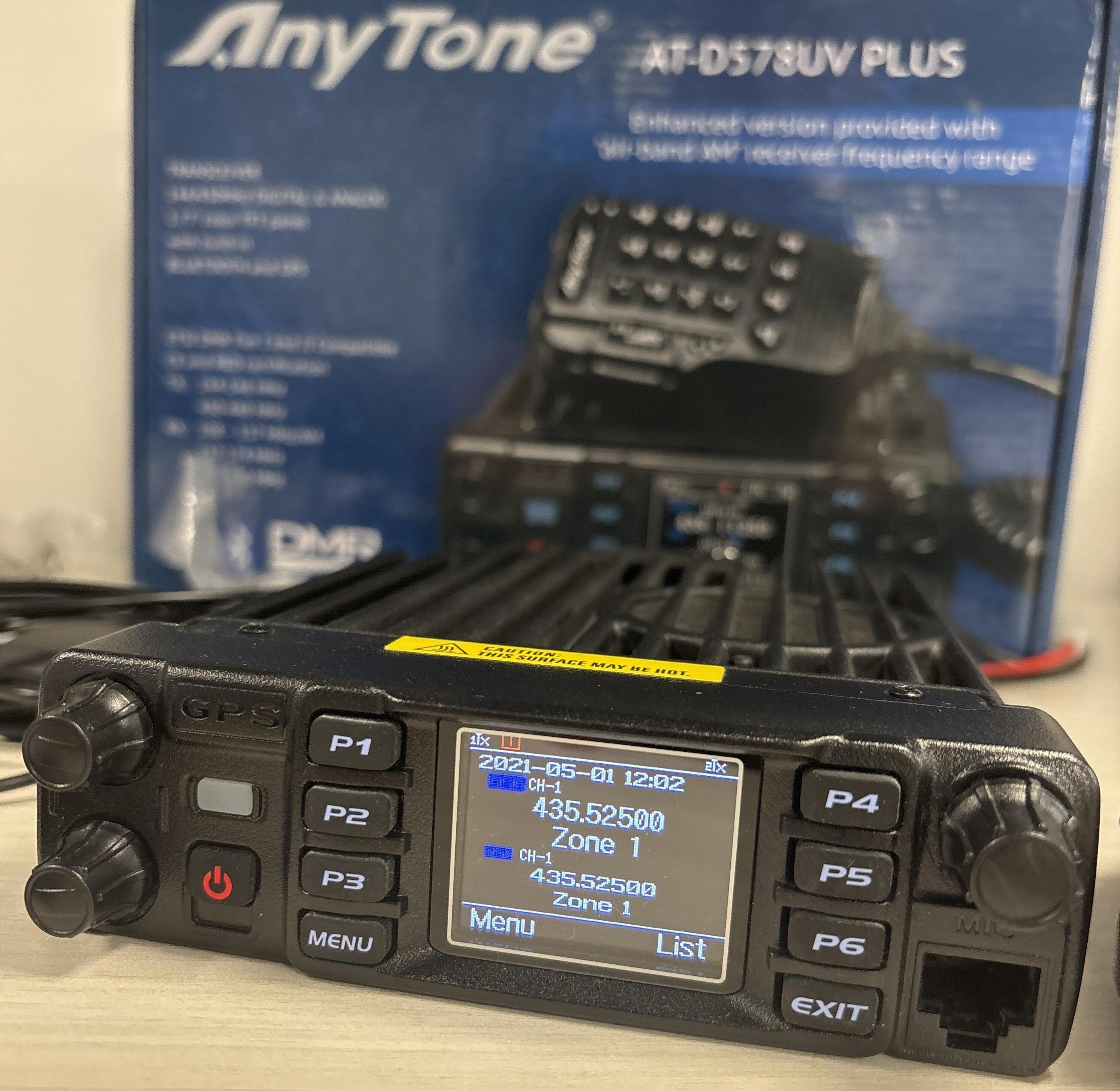 Second Hand Anytone AT-D578UV Plus Dual Band DMR Digital Model ...