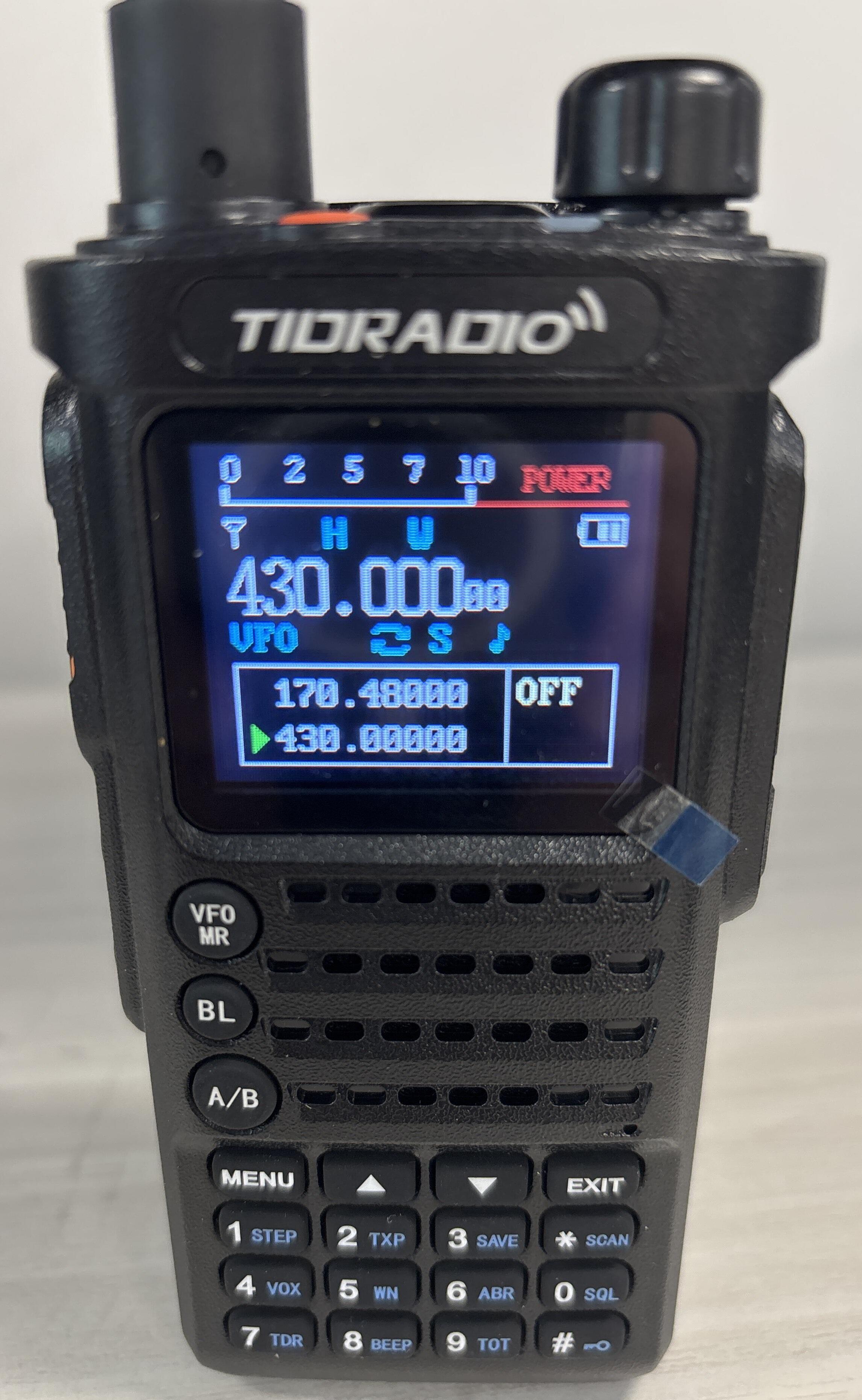 TIDRADIO TD-H8 10W Dual Band Radio with Bluetooth – Radioworld UK