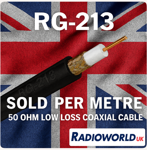 RG-213 50 meter drum coaxial cable - Radioworld UK