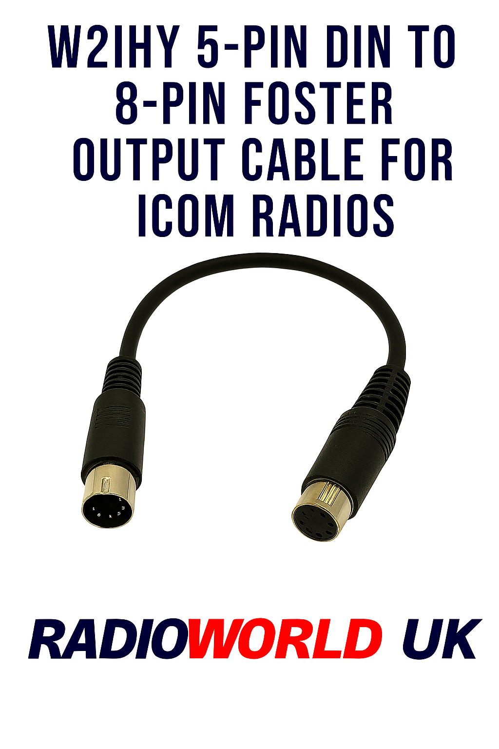 W2-ic8 w2ihy icom 8pin round lead for w2-8band - Radioworld UK