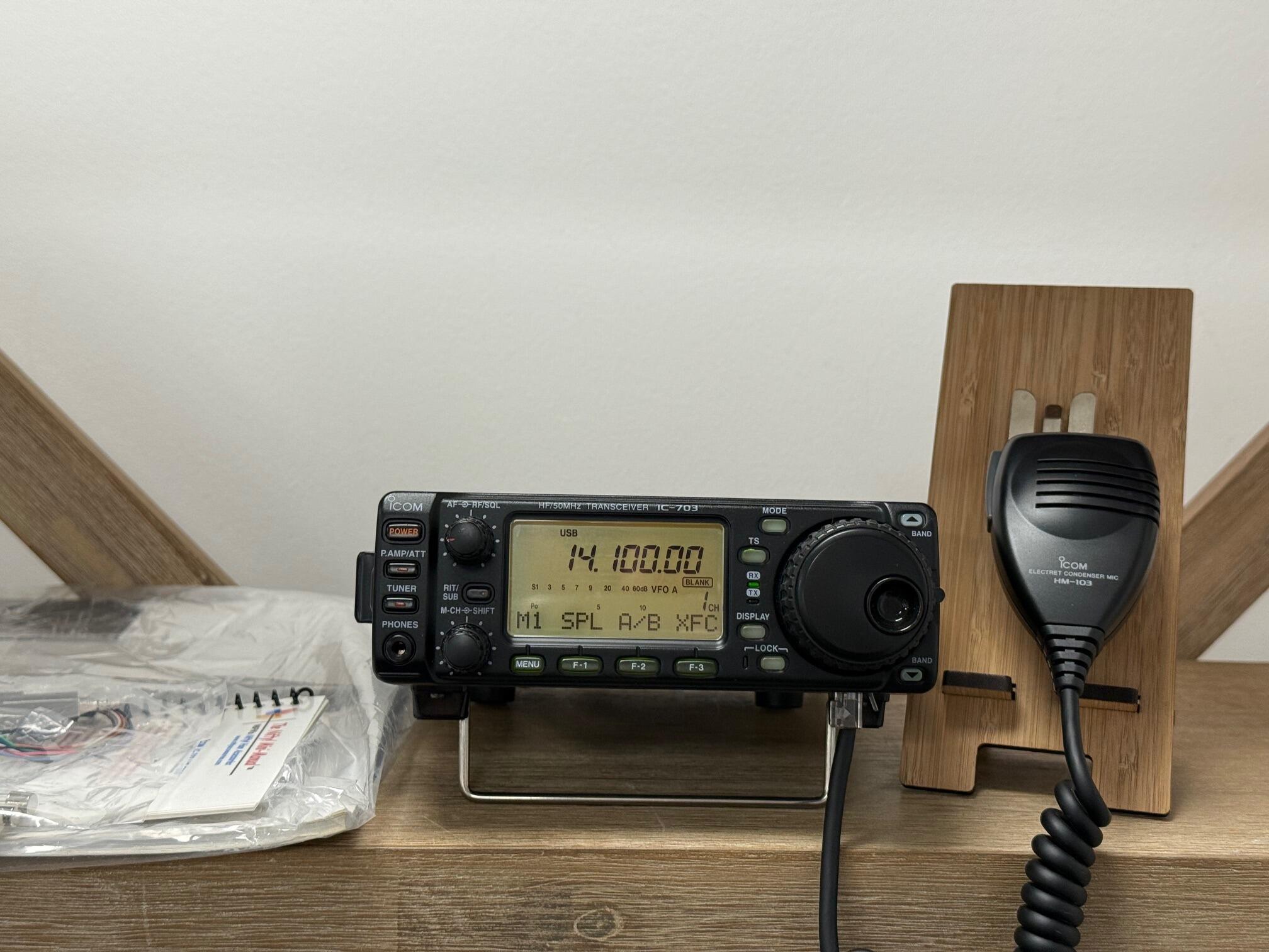 Second Hand Icom IC-703 Plus HF/50MHz All-Mode QRP Transceiver